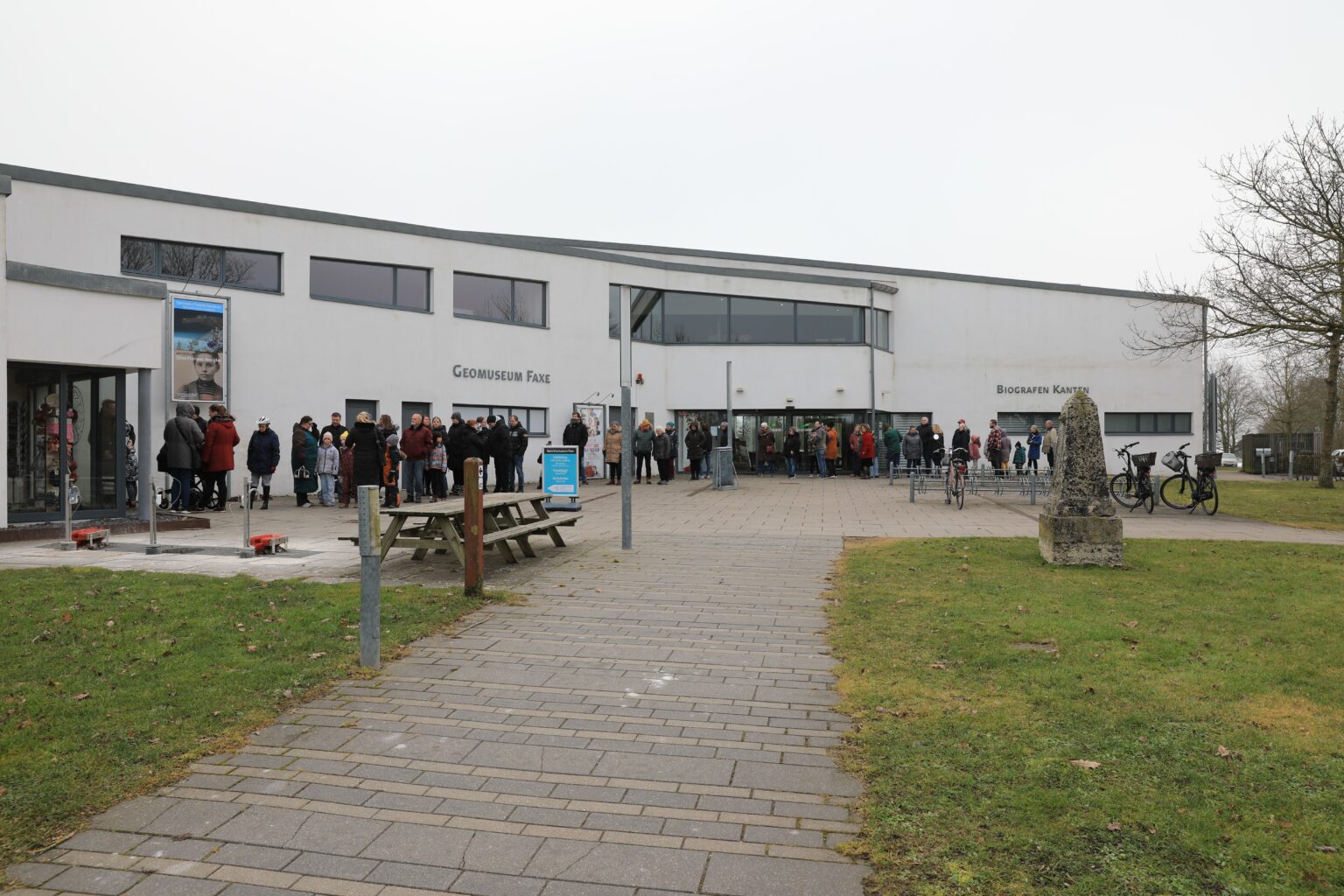 Geomuseum Faxe: Besucheransturm am Eröffnungstag - Østsjællands Museer